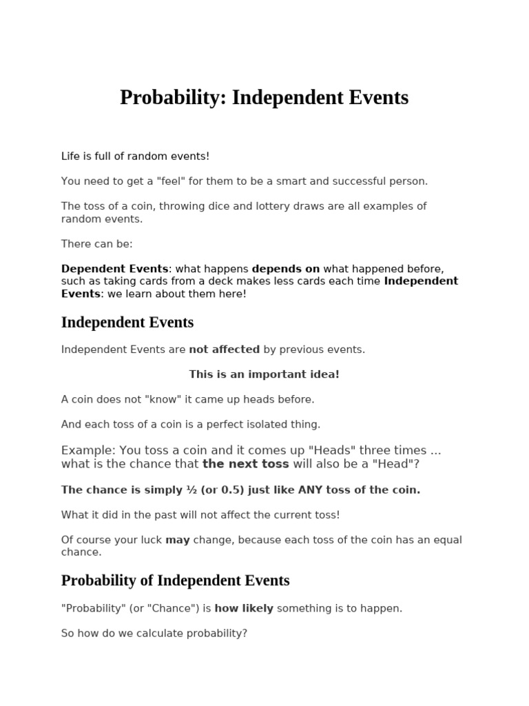 Probabl It y | PDF