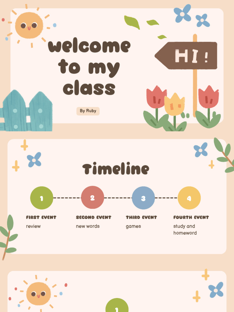 Welcome To My Class | PDF