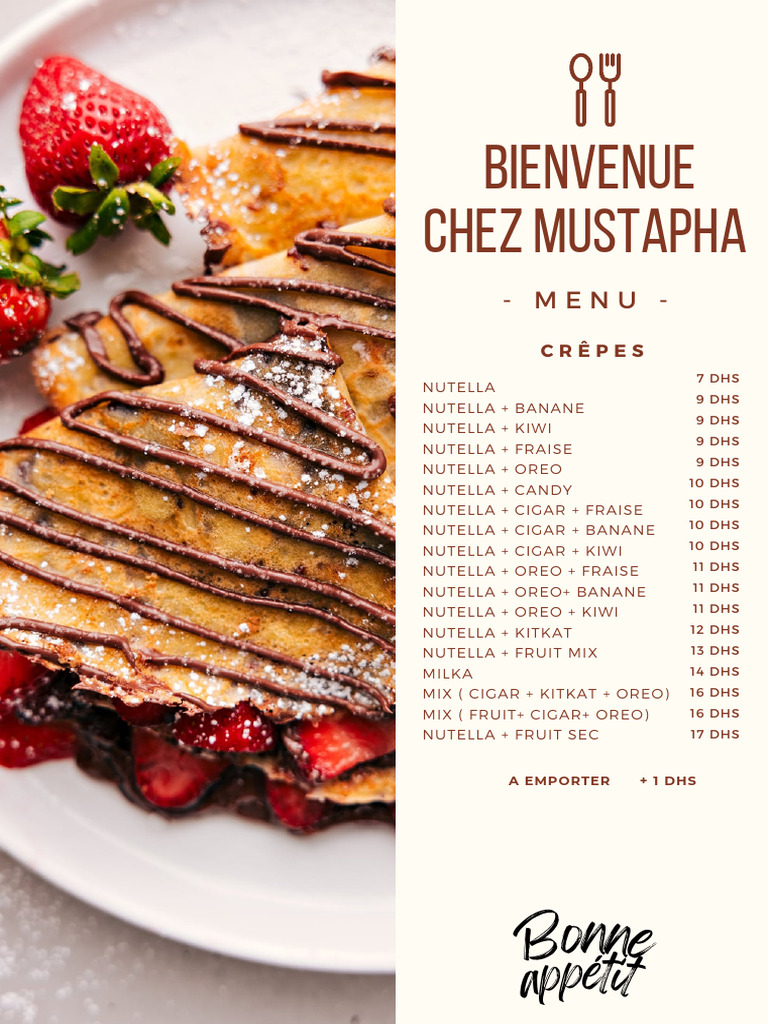 MENU CREPES | PDF