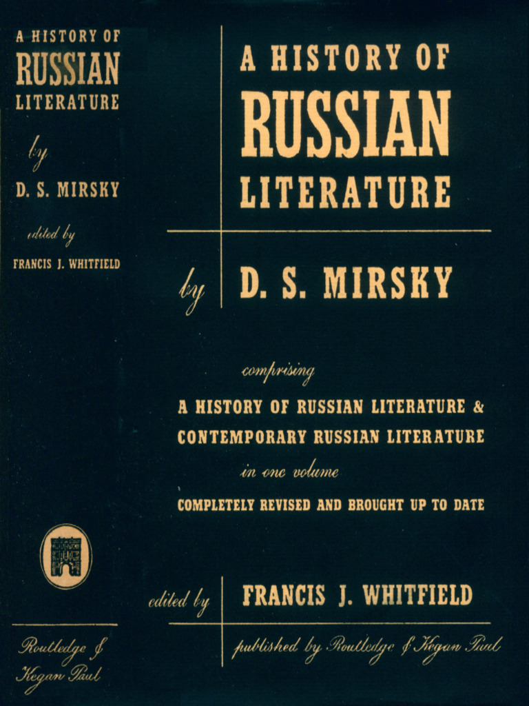 Mirsky A History of Russian Literature 1964 Ocr | PDF