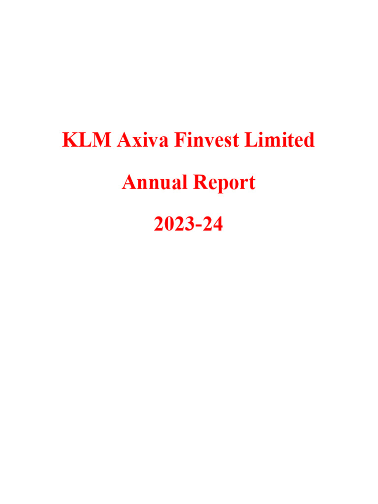 Financial Report 2024 | PDF