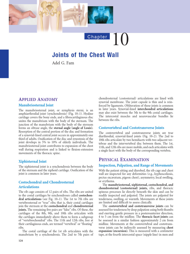 fam2006_ Joint of chest wall | PDF