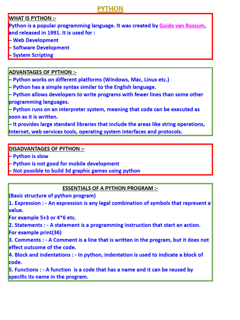 PYTHON | PDF