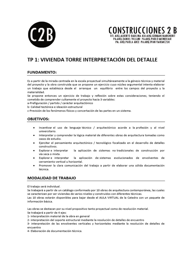 C2B Guía TP1 2020 | PDF