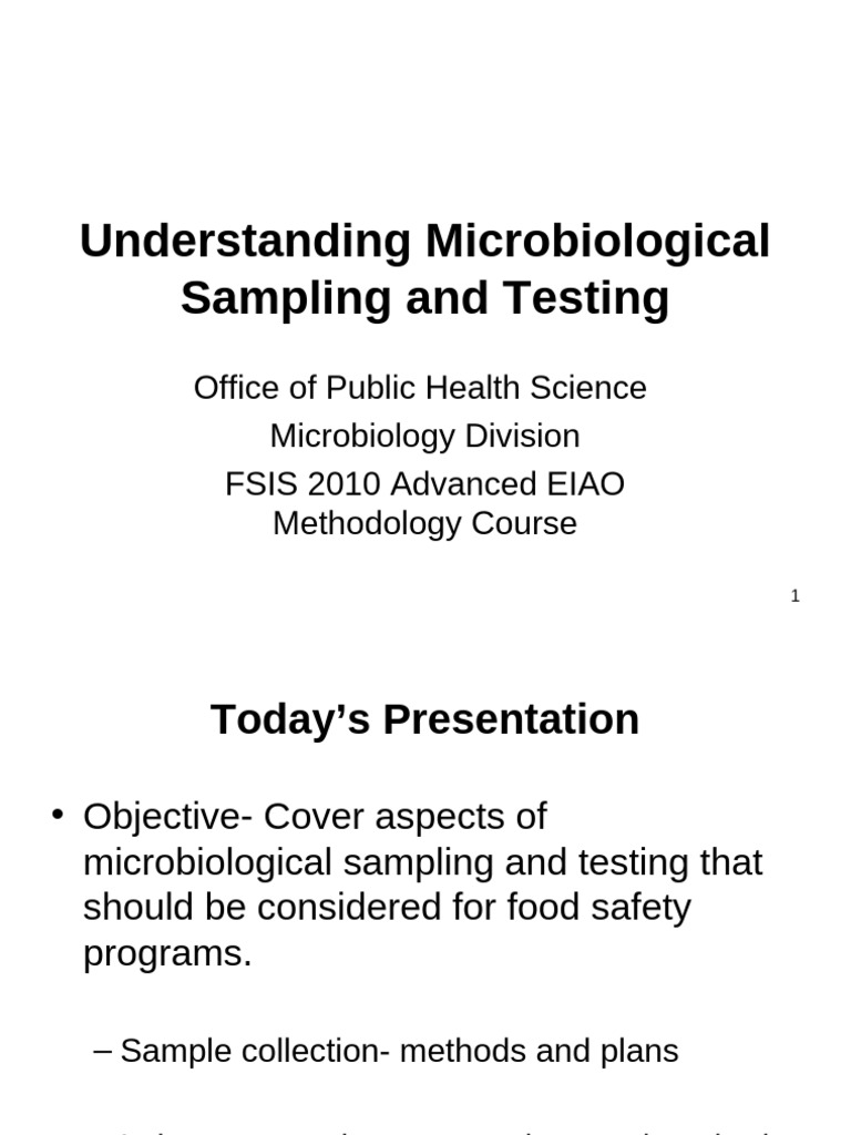EIAO Micro Sampling Testing | PDF