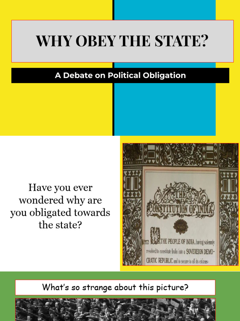 Why Obey The State | PDF