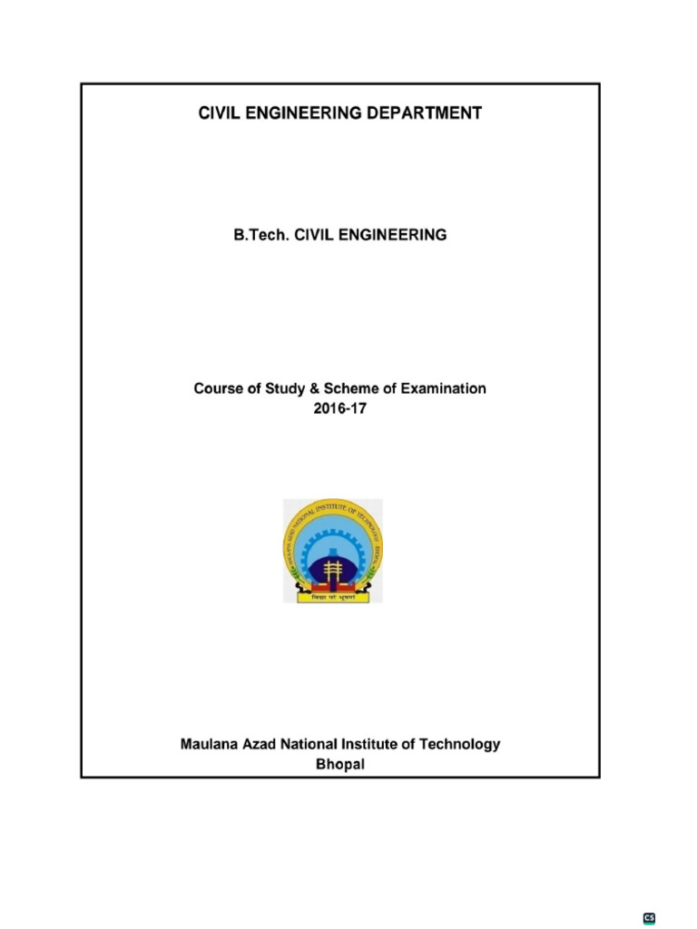 B.tech. Civil Engineering | PDF