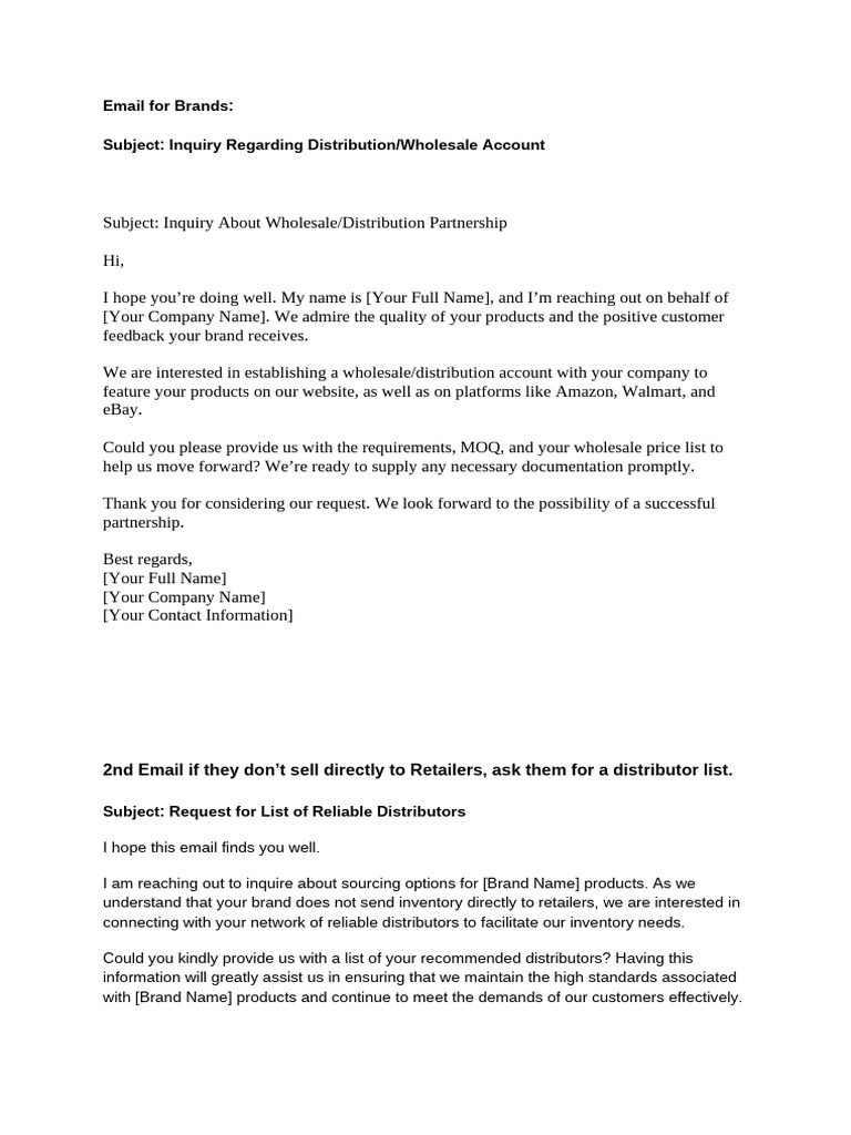 Email Templete | PDF