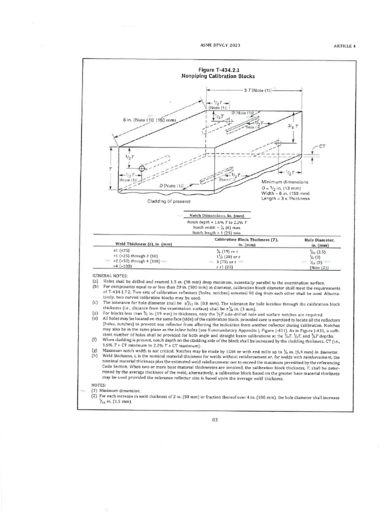 UT Calibration Block | PDF