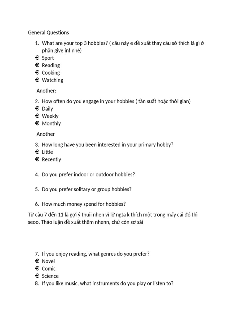 General Questions | PDF