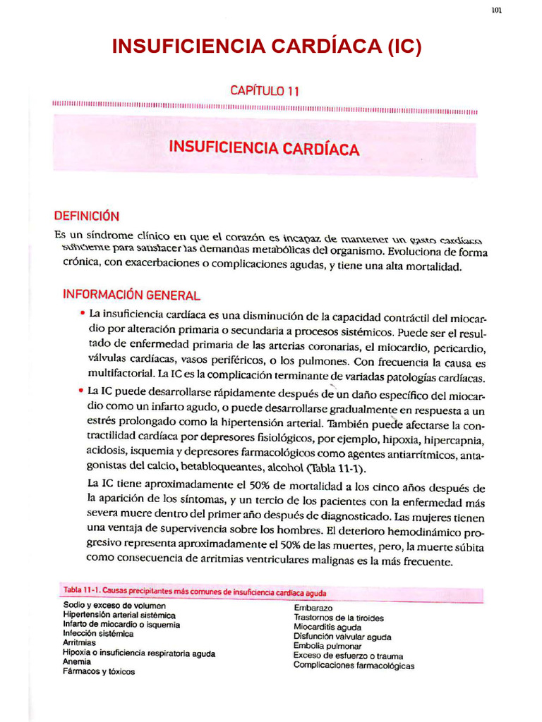 INSUFICIENCIA CARDÍACA (IC) | PDF