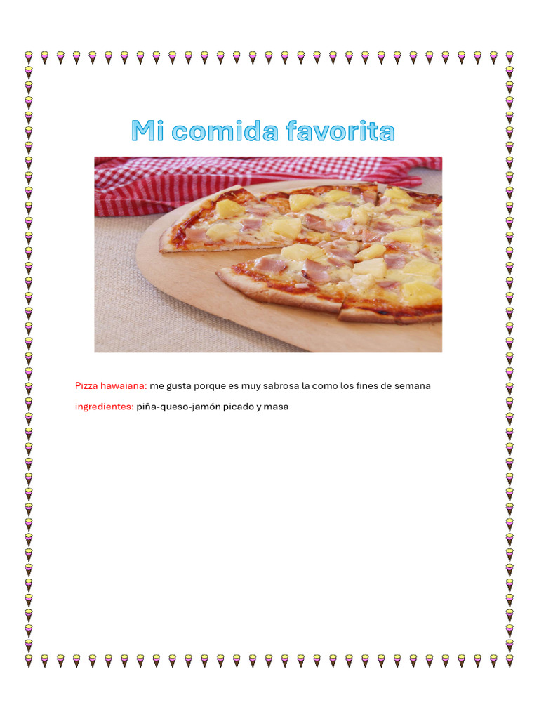 Mi Comida Favorita | PDF