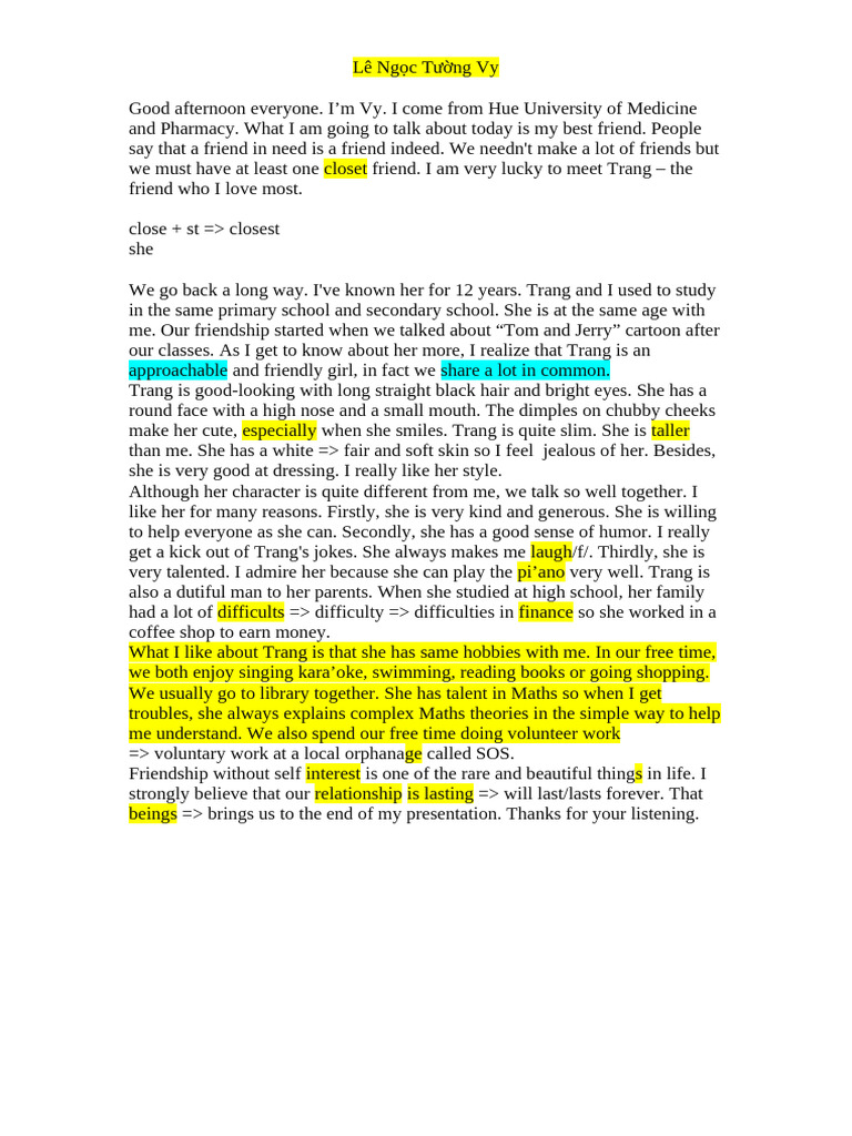 Best Friend | PDF