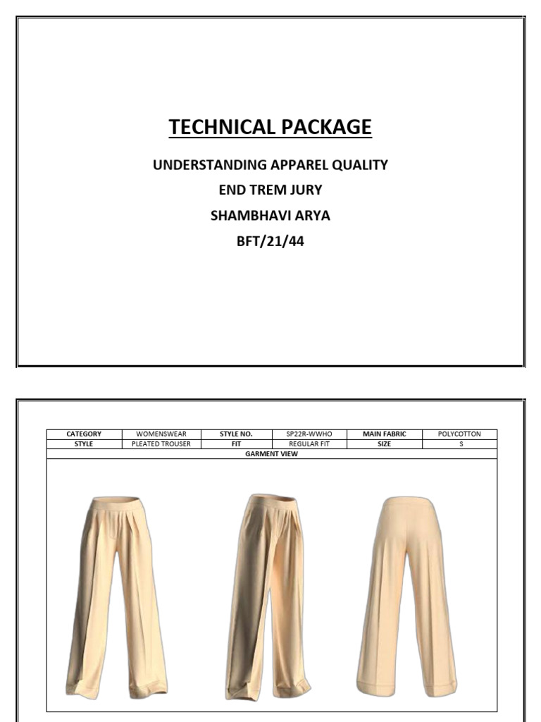 UAQ Techpack (Repaired) | PDF