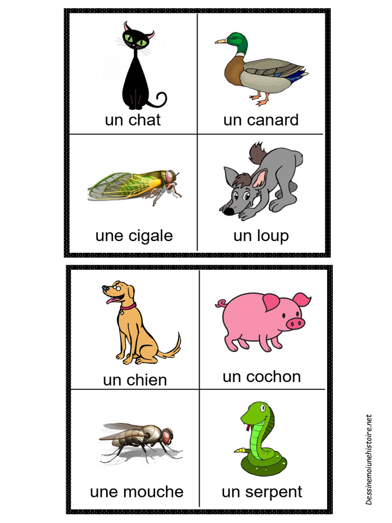 Loto Sonore Des Cris Des Animaux Loto Des Sons Animaux | PDF