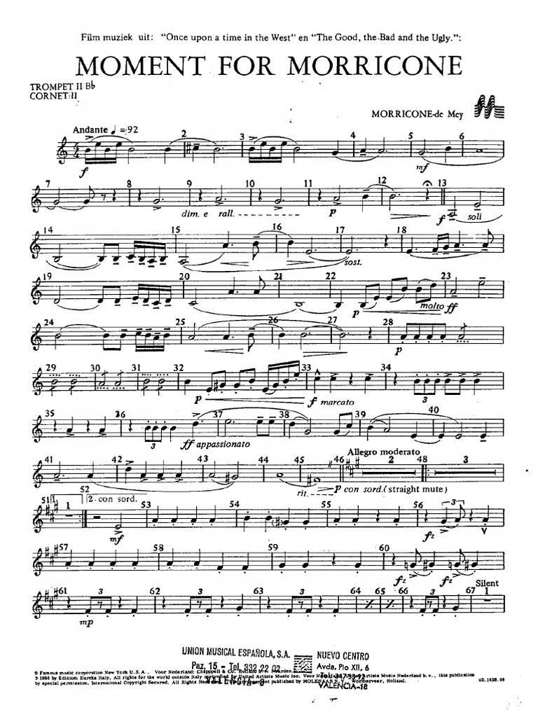 TROMPETA 2 Moment-For-Morricone | PDF