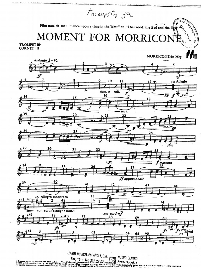TROMPETA 3 Moment-For-Morricone | PDF