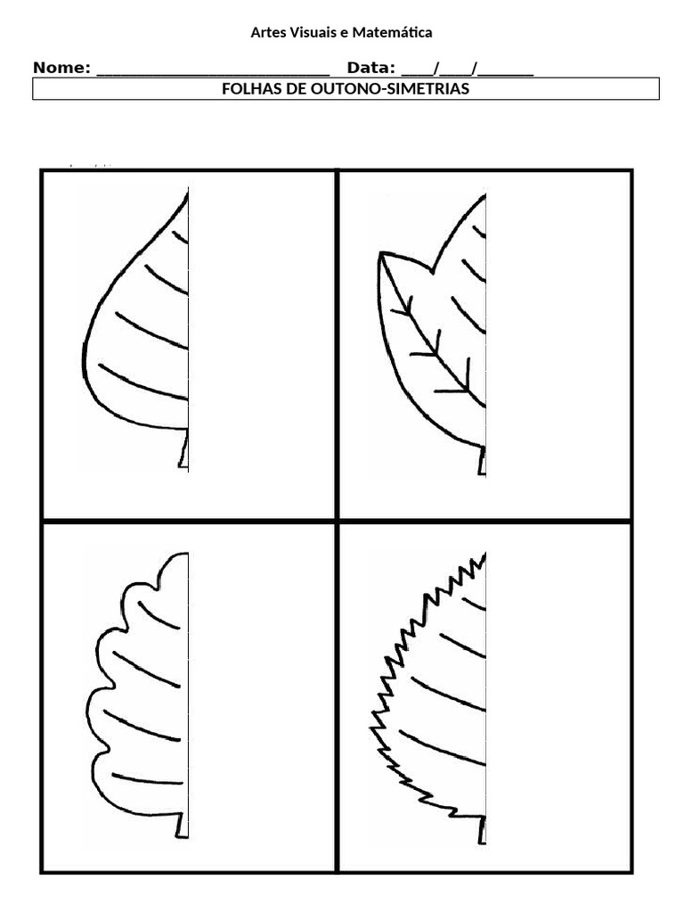 Outono-Simetria de Folhas | PDF