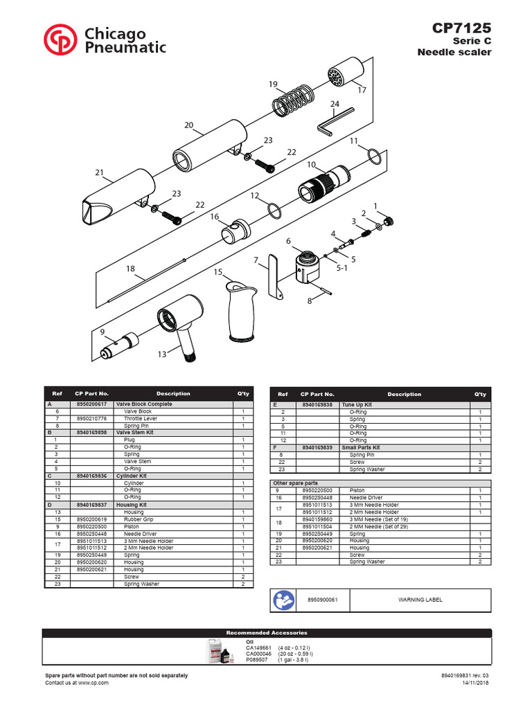 CP7125 - Explode View | PDF