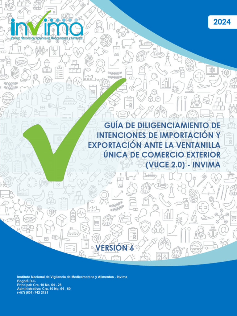 Guía VUCE 2.0: Importación y Exportación | PDF | Alimentos | Dispositivo médico