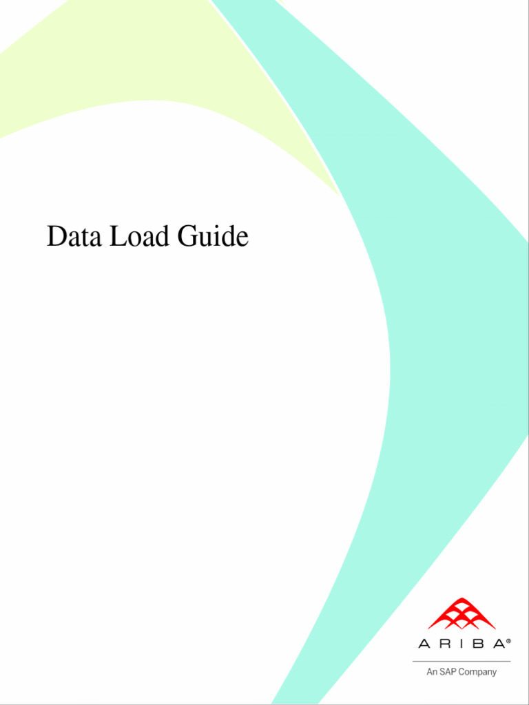Ariba Spend Management Data Load Guide 9r2 | PDF