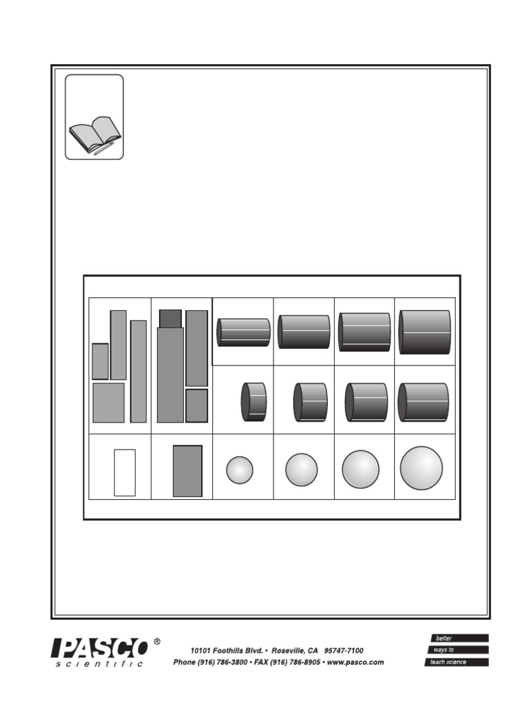 Discover Density Set Manual SE 9719 | PDF