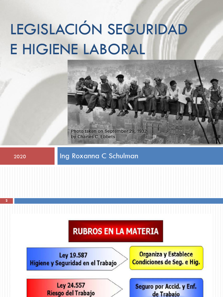 Legislacion Seguridad Obras - 2024 | PDF
