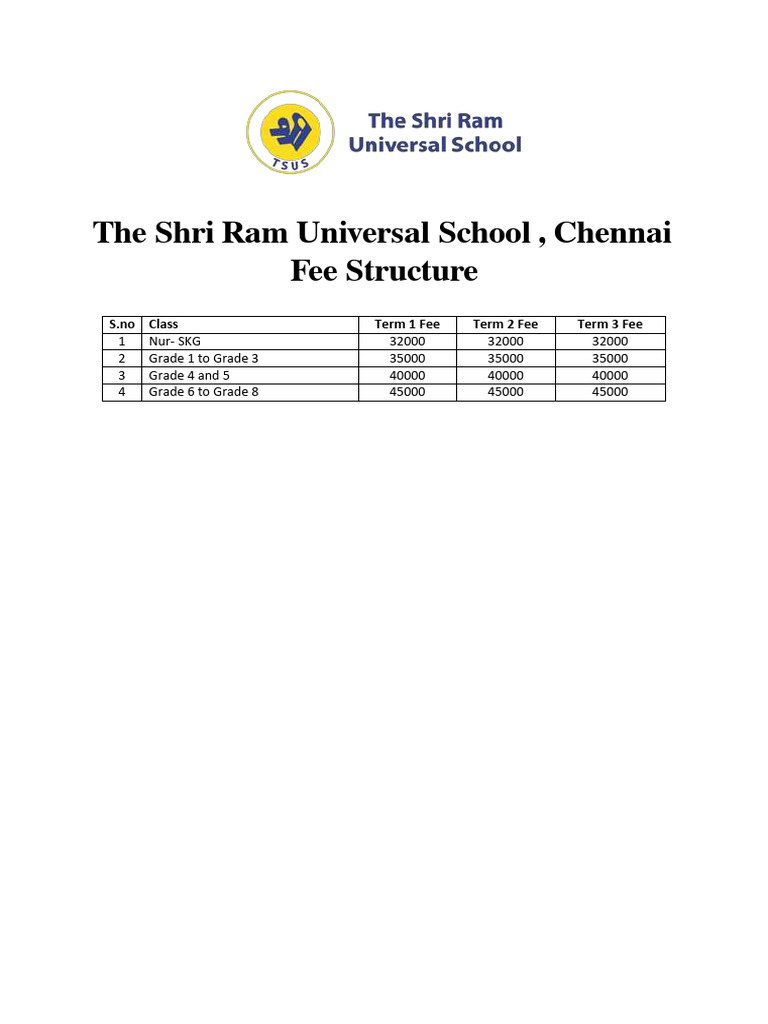 Fee Structure | PDF