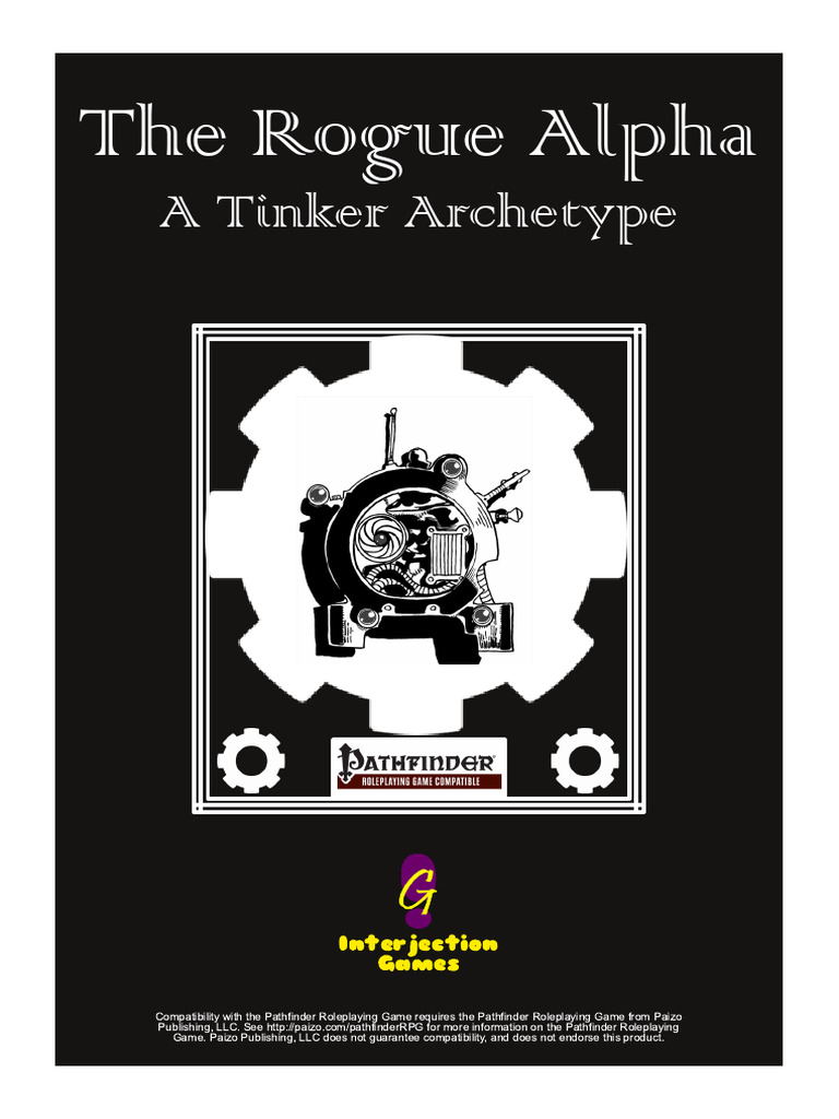 The Rogue Alpha - A Tinker Archetype | PDF