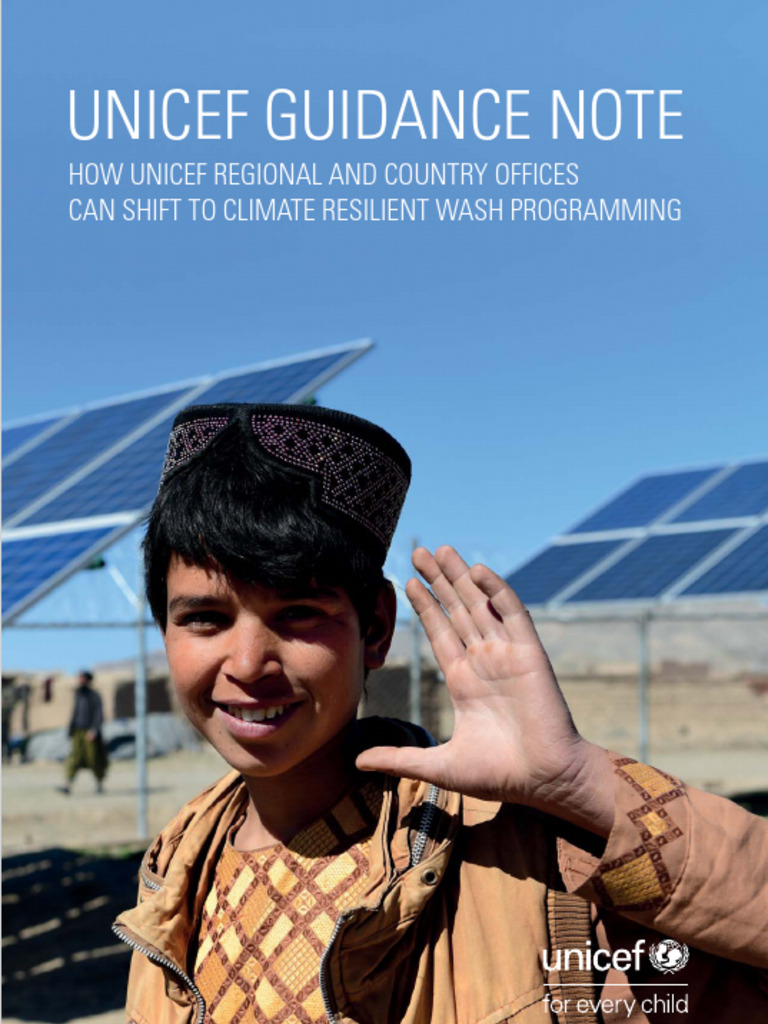 UNICEF Guidance Note Climate Shift | PDF