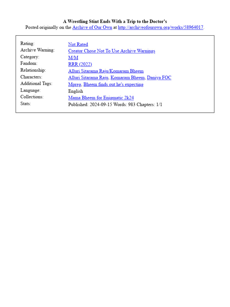 A Wrestling Stint Ends | PDF