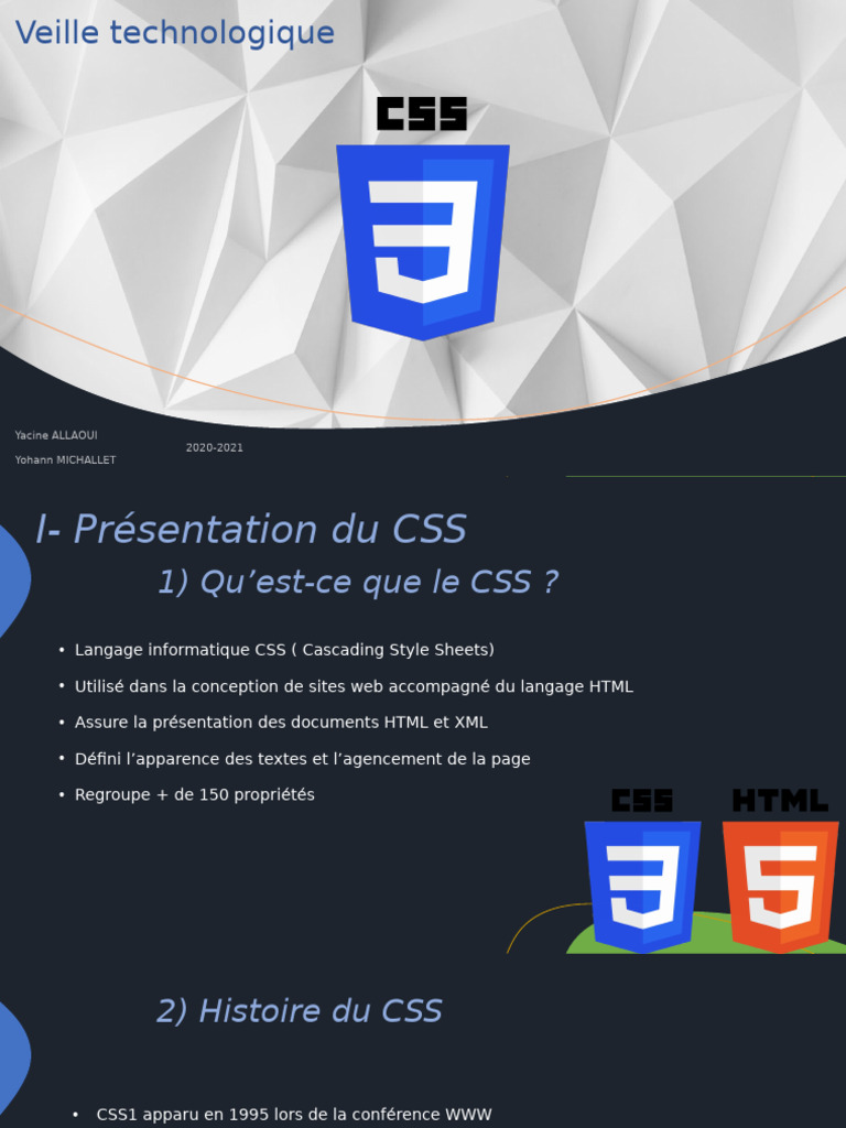 Exposé CSS | PDF