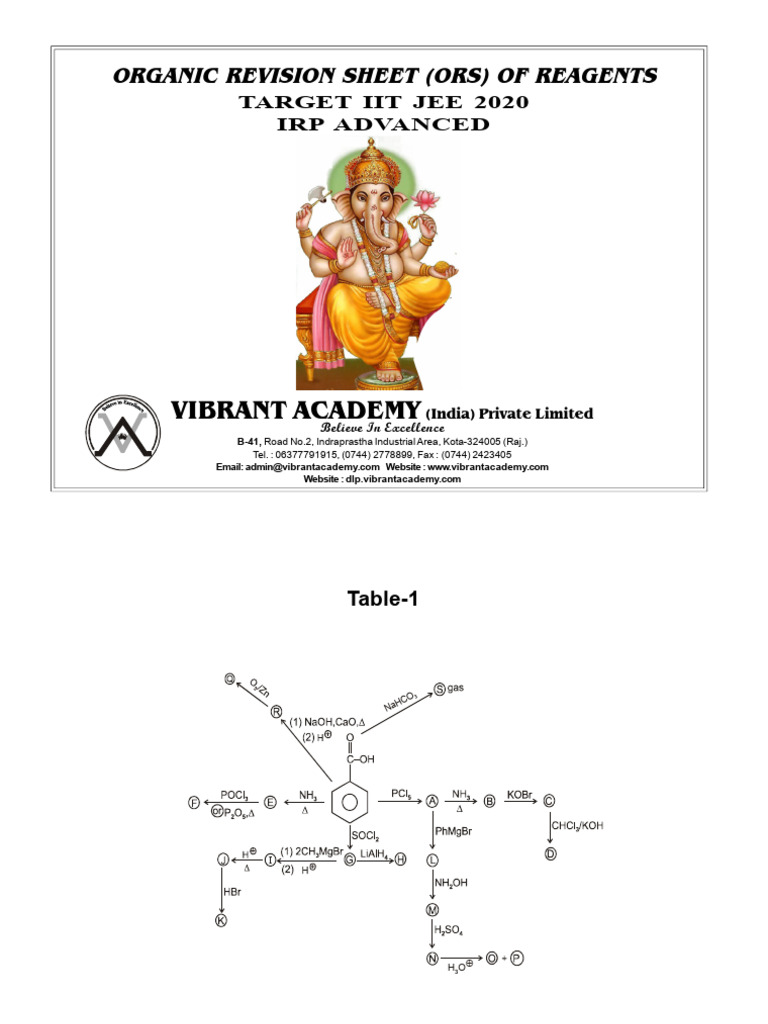 ORS (Organic Reagents Sheet)_Send | PDF