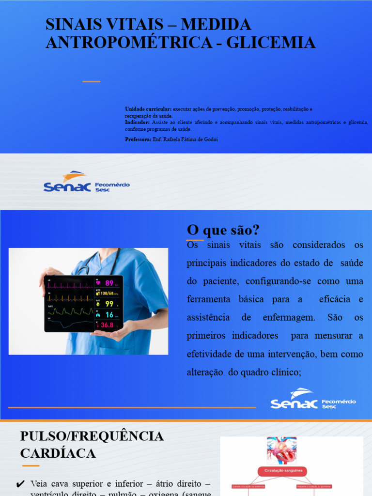 Aula Sinais Vitais | PDF