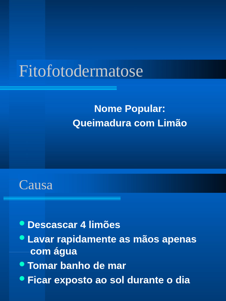 Fitodermatose | PDF