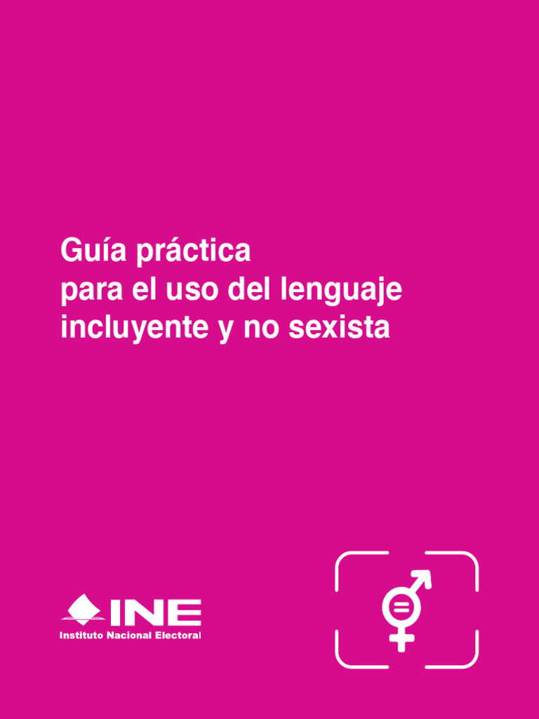 Guia Practica de Lenguaje Incluyente y No Sexista 1 | PDF