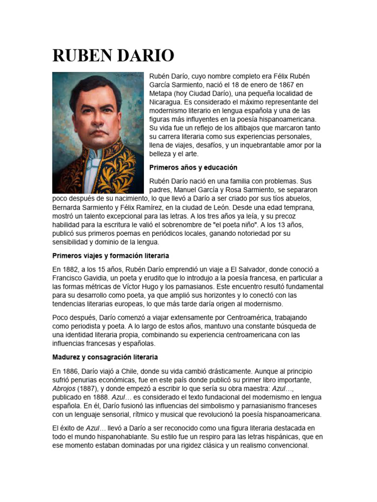 Ruben Dario | PDF