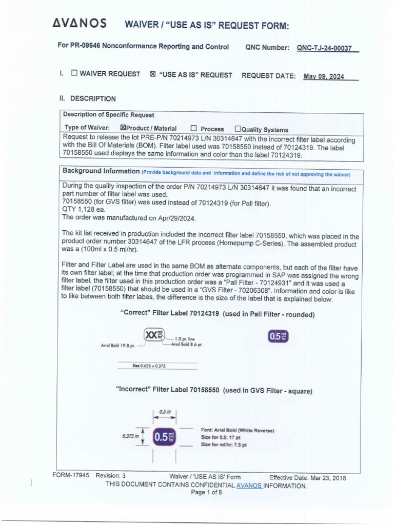 Use As Is Risk Assessment | PDF