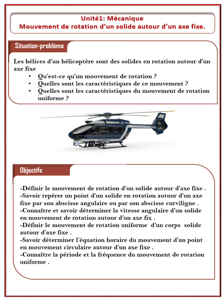 MVT de Rotation D'un S | PDF