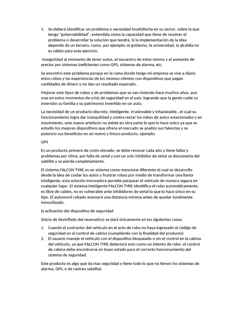 Tarea 2 Falcon Tyre | PDF