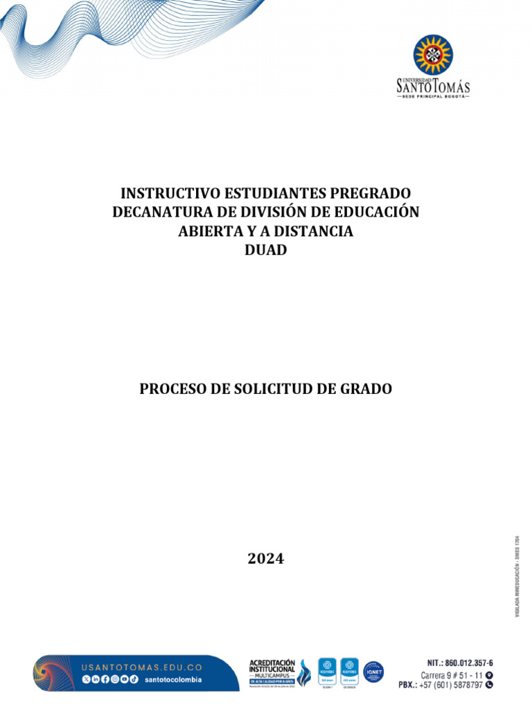 Instructivo Sistema Académico para El Proceso de Grado | PDF