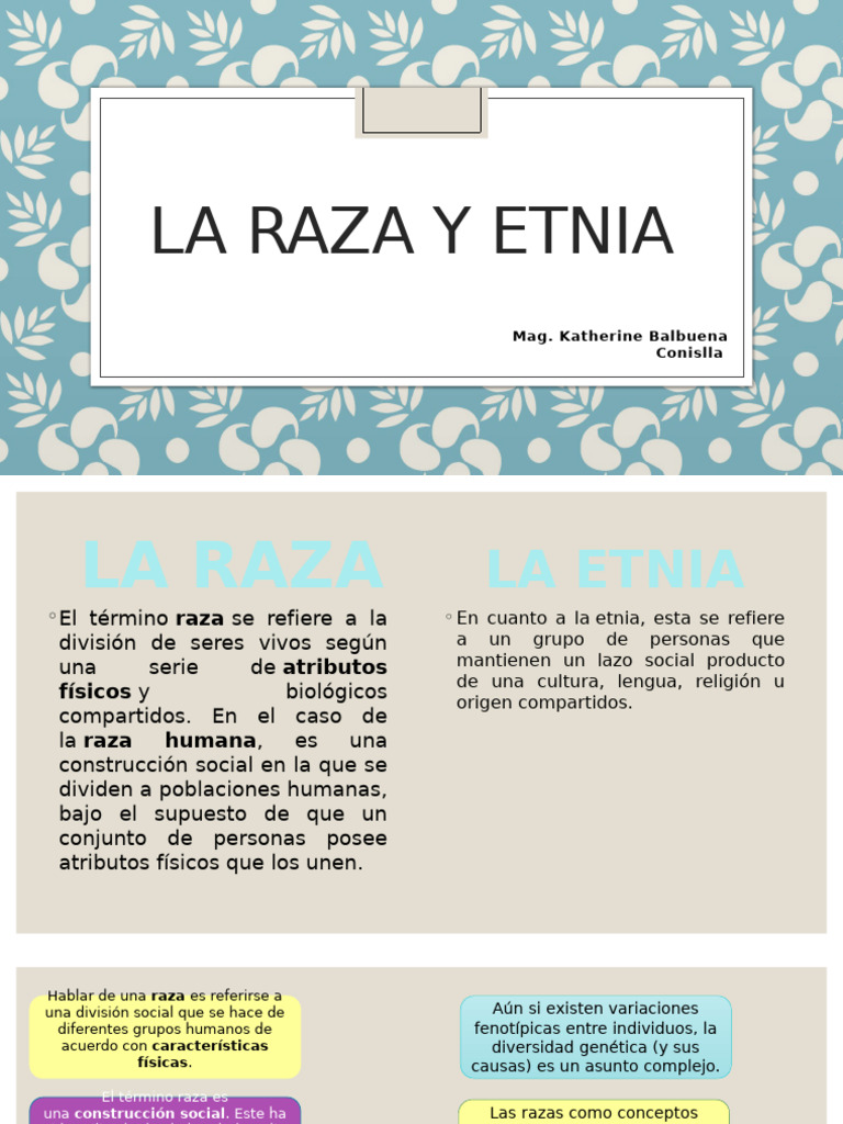 La Raza y Etnia | PDF
