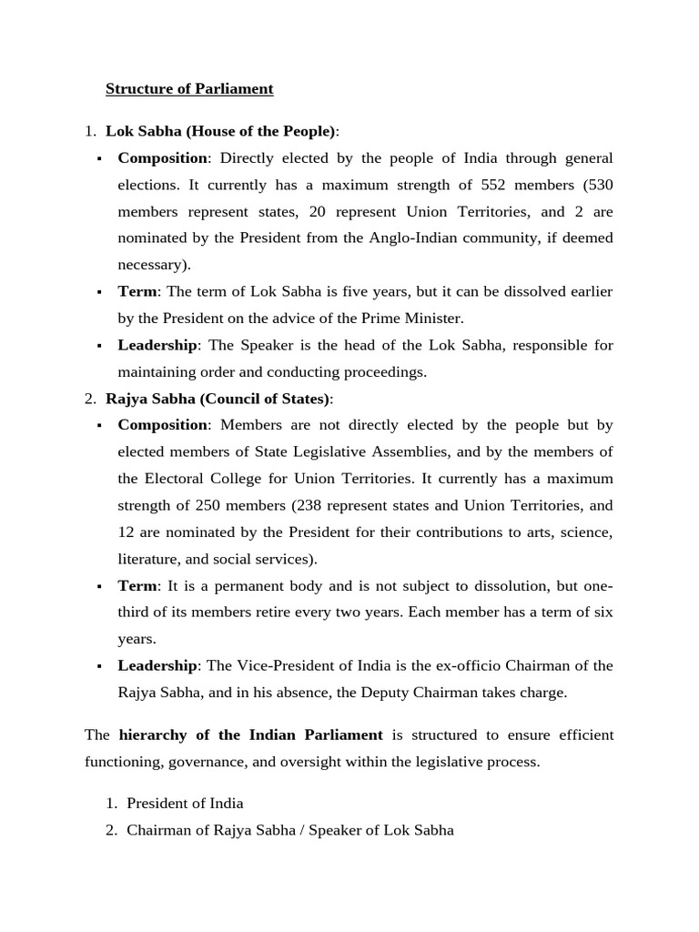 Parliament | PDF