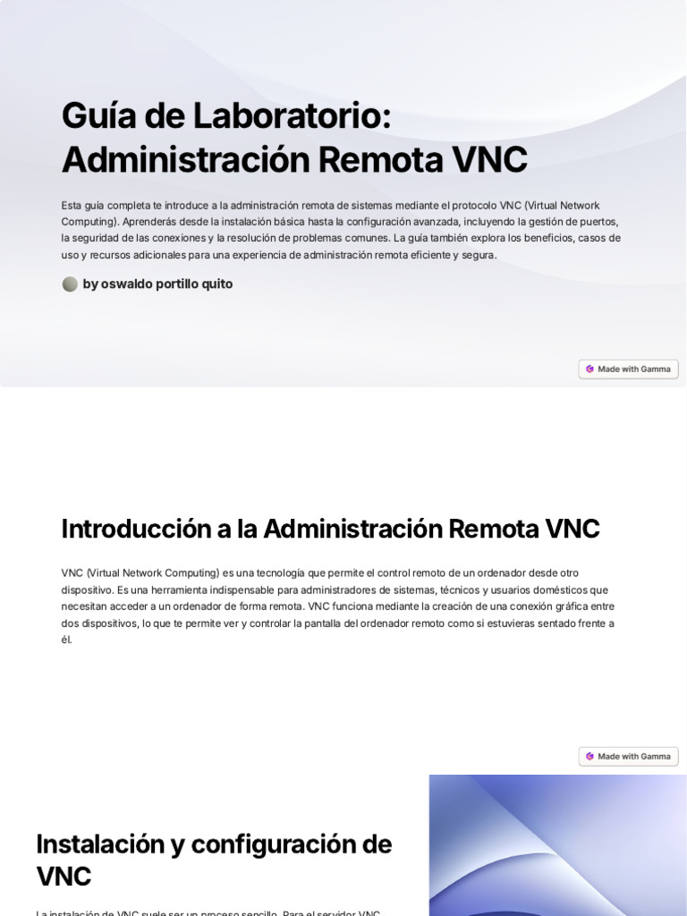 Guia de Laboratorio VNC | PDF