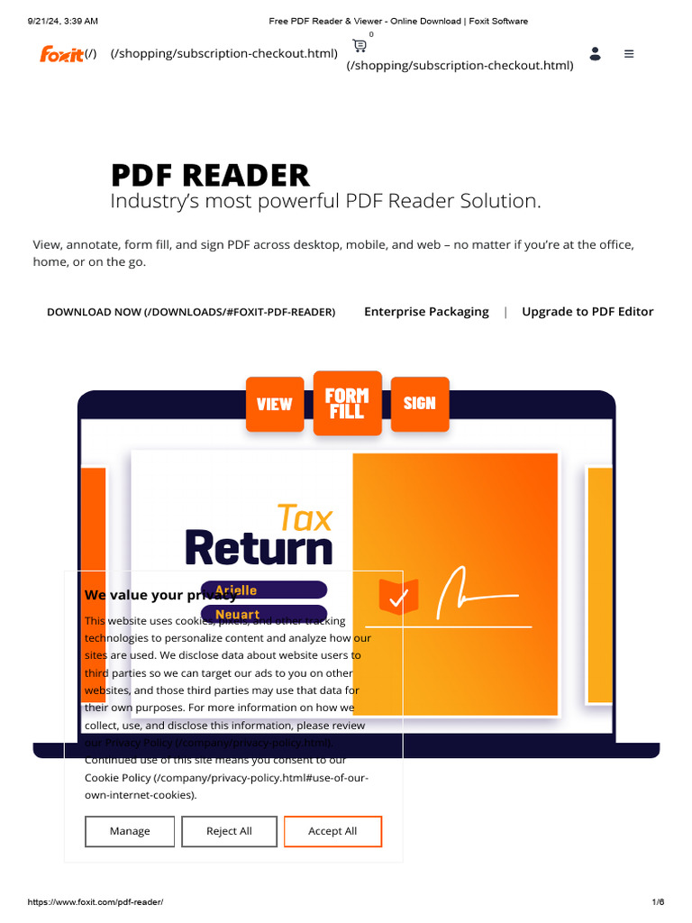 Free PDF Reader & Viewer - Online Download - Foxit Software | PDF