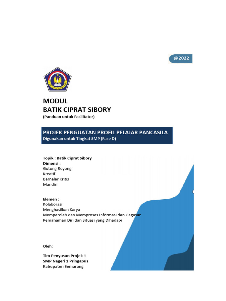 Modul Ciprat Fasilitator | PDF | Indonesia