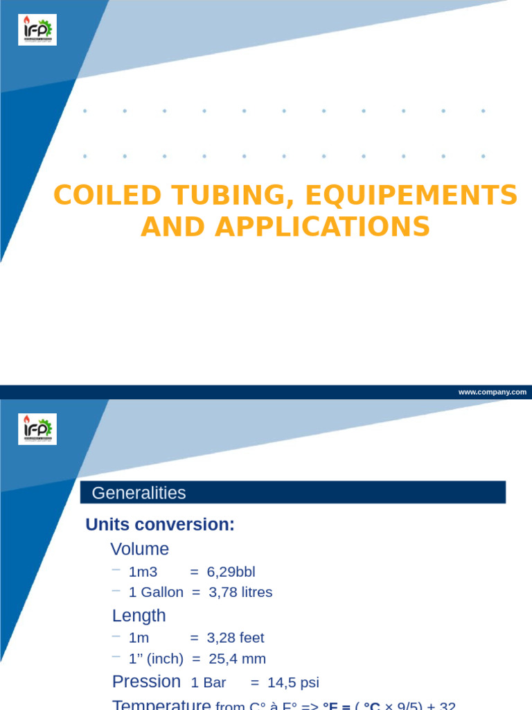 Coiled Tubing Formation | PDF