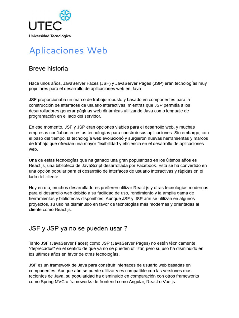 Aplicaciones Web | PDF