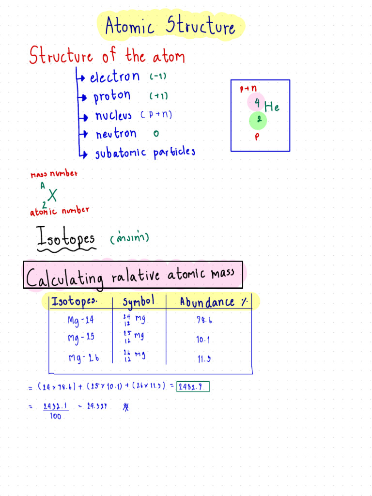 Atomic-Structure (1) | PDF