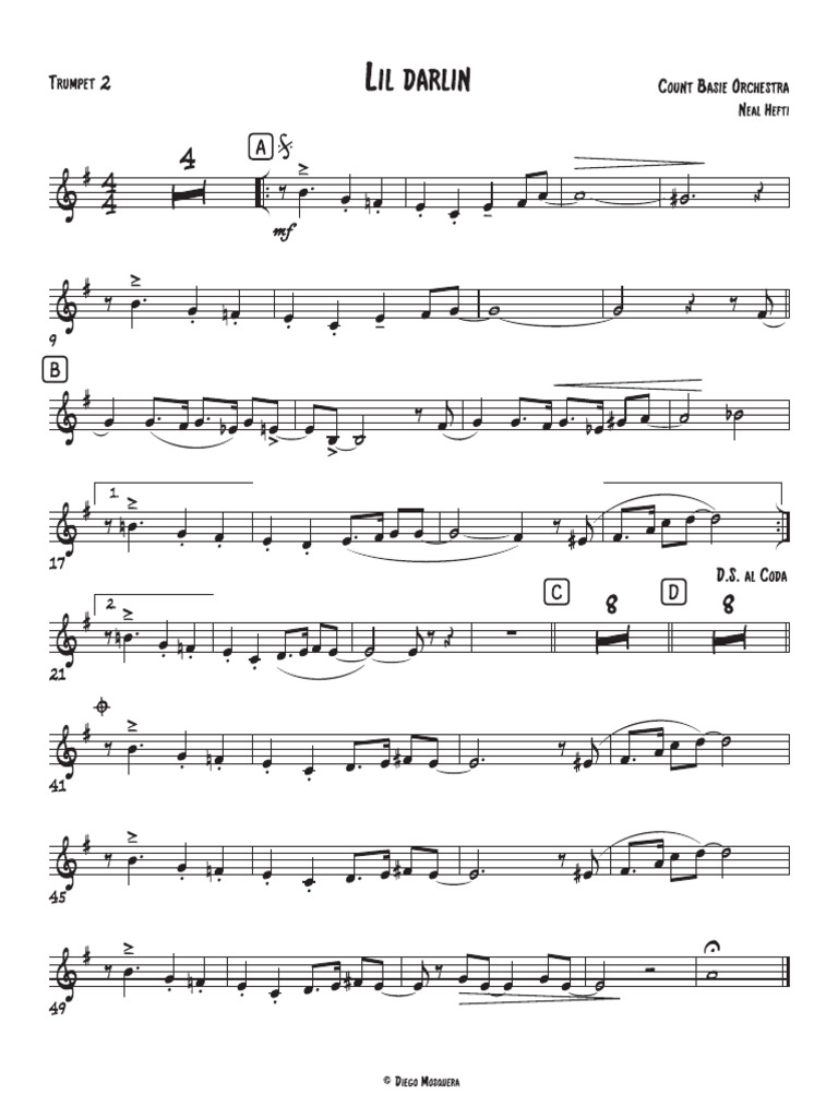 Lil Darlin - ABB - Trumpet 2 | PDF